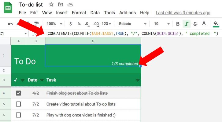 How To Create A Really Easy To do List In Google Sheets Sharon s Tutorials