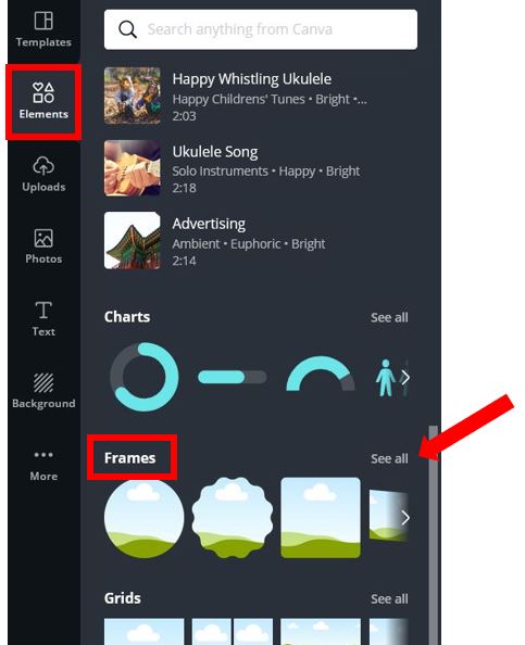 How To Add An Image To A Shape In Canva using Frames Sharon s Tutorials